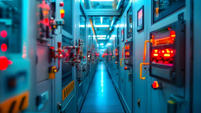 Exploring the Intricate World of High-Tech Control Rooms Stock Photo ...