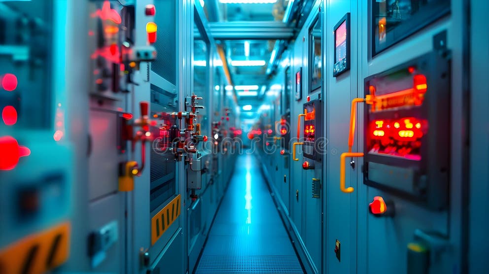 Exploring the Intricate World of High-Tech Control Rooms Stock Photo ...