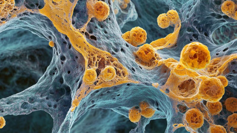 Exploring the Intricate World of Phagocytes in Close-Up View Under a ...