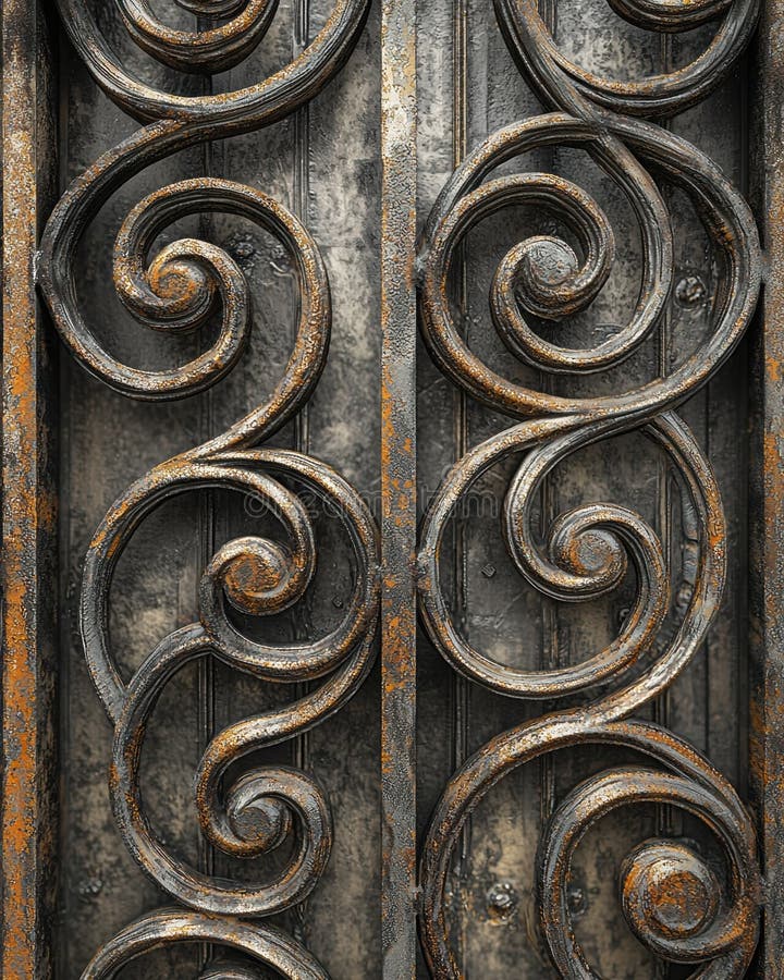 Exploring the Intriguing Rusty Patterns and Textures on a Unique Metal ...