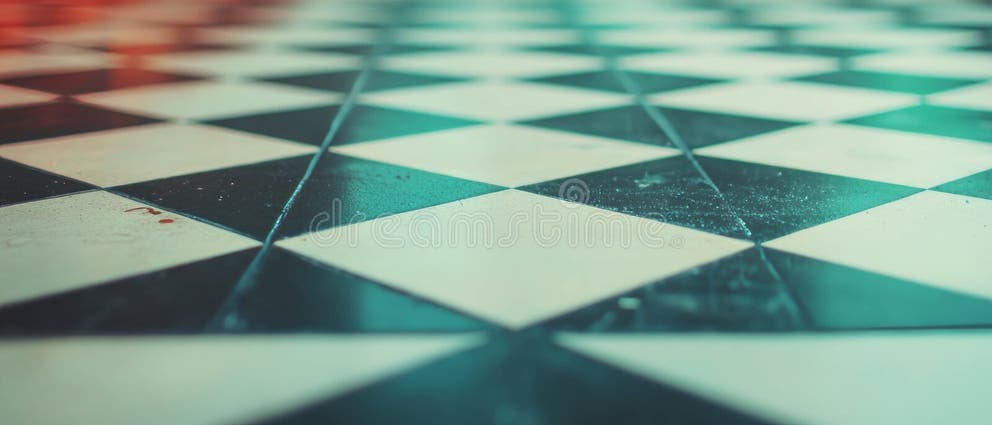 Exploring the Intriguing Texture of a Checkerboard Floor with ...
