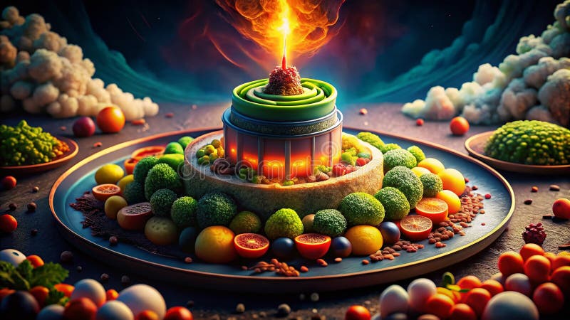 Exploring the Intriguing Visuals of a Hypothetical Reactor Core Energy ...