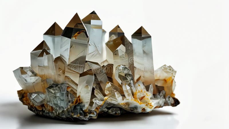 Exploring Isolated Quartz Formations with Distinct Crystal Structures ...