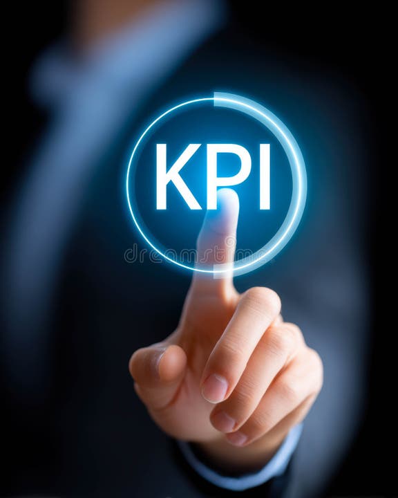Exploring Key Performance Indicators with a Businessman in a Modern ...