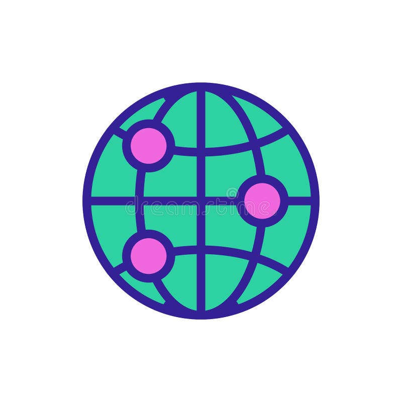 Exploring the Land Icon Vector. Isolated Contour Symbol Illustration ...