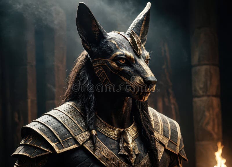 Exploring the Legend of Evil Anubis in Ancient Egyptian Mythology Stock ...