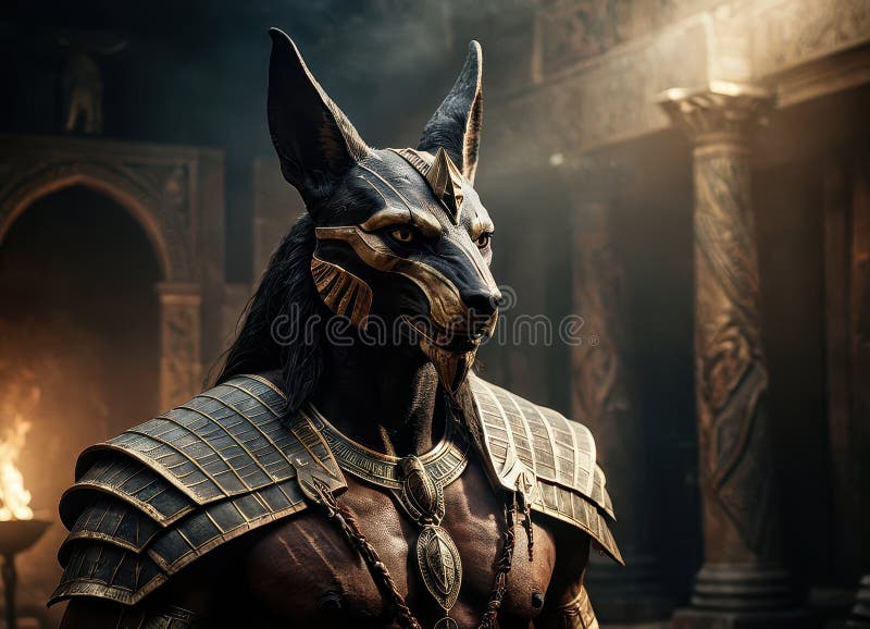 Exploring the Legend of Evil Anubis in Ancient Egyptian Mythology Stock ...