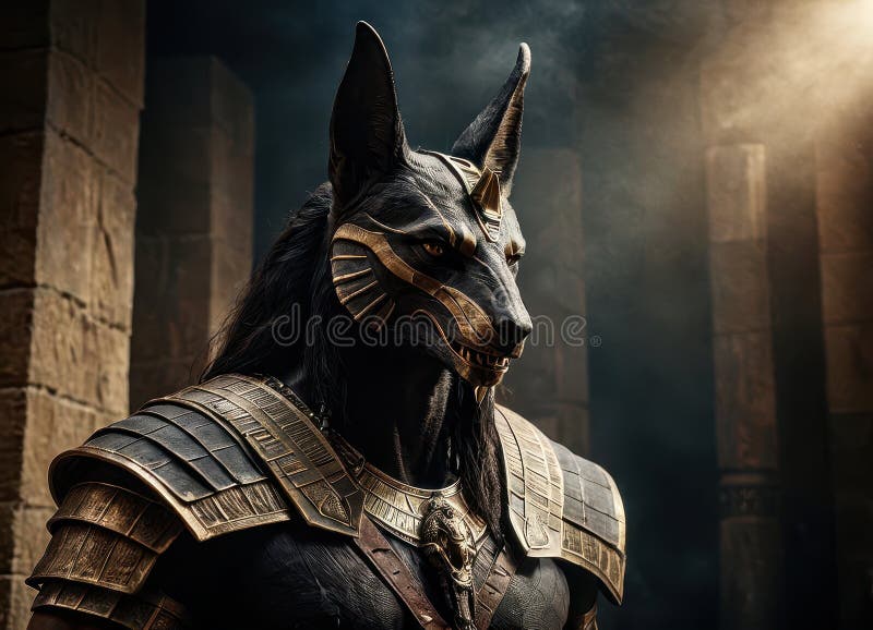 Exploring the Legend of Evil Anubis in Ancient Egyptian Mythology Stock ...