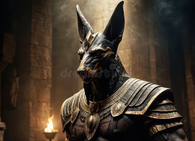 Exploring the Legend of Evil Anubis in Ancient Egyptian Mythology Stock ...
