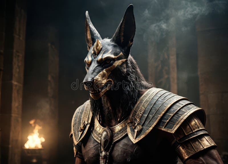 Exploring the Legend of Evil Anubis in Ancient Egyptian Mythology Stock ...