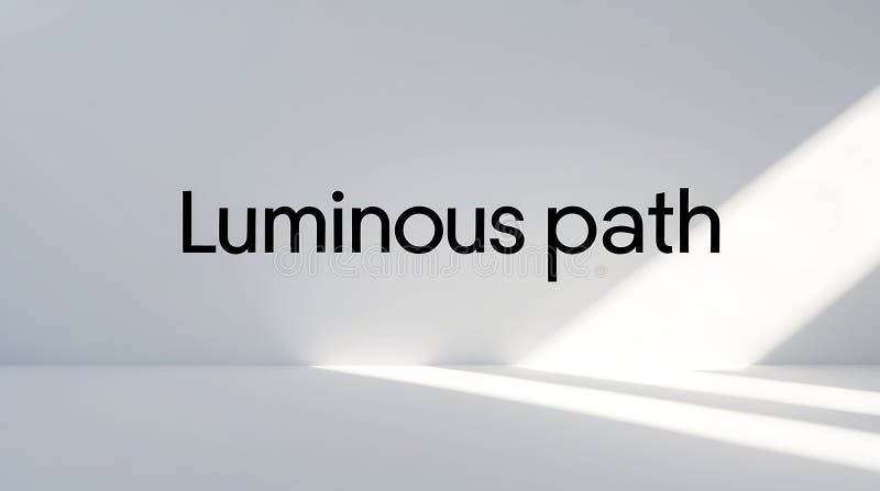 Exploring a Luminous Path in a Minimalistic Setting with Striking Light ...