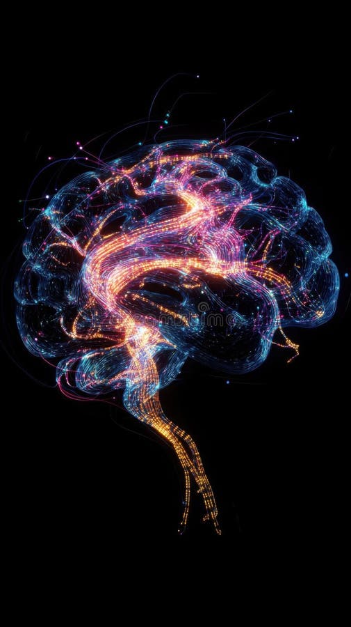 Exploring the Luminous Pathways, a Vibrant Journey into the Neural ...