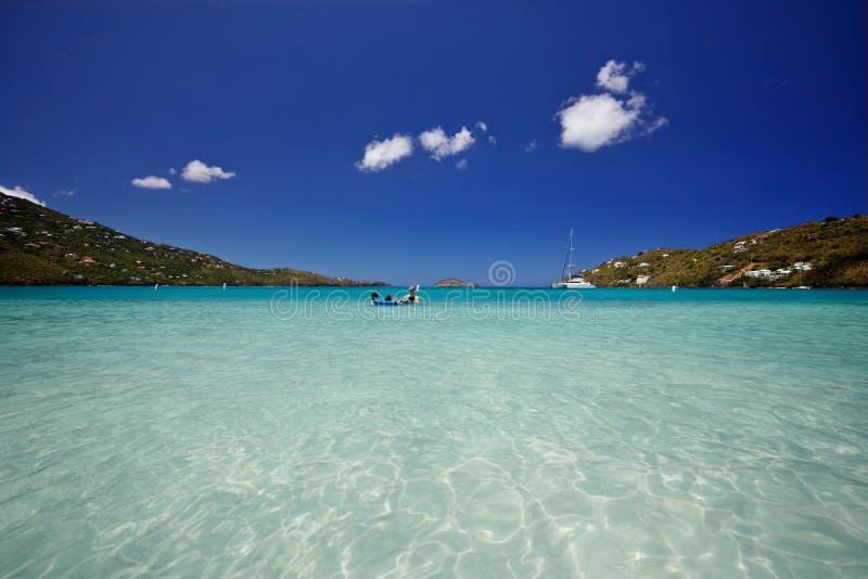 Megan s Bay, St. Thomas stock photo. Image of caribbean - 2132222