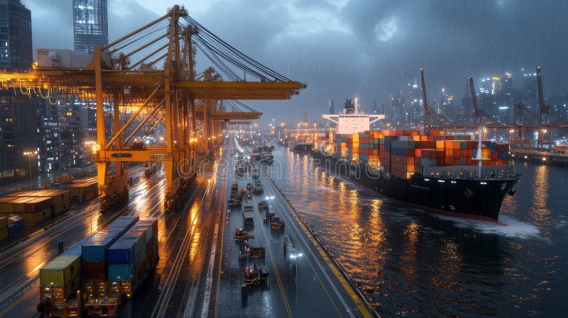 Exploring the Magnificent Presence of a Large Ship Navigating through ...