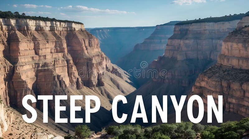 Exploring the Majestic Cliffs and Deep Valleys of a Steep Canyon during Midday Stock Photo ...