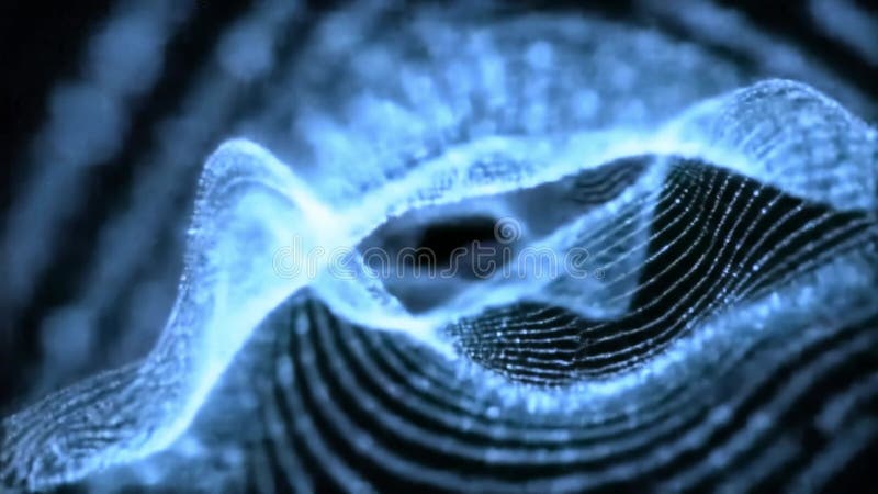 Exploring Mesmerizing Blue Wave Patterns and Their Fluid Motion in a ...