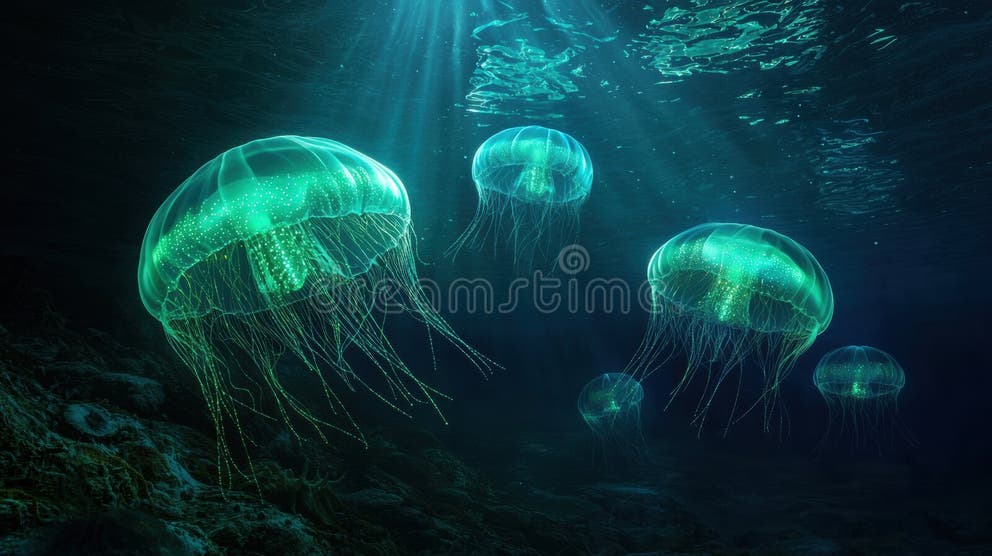 Exploring the Mesmerizing Dance of Jellyfish in the Deep Blue Oceans ...
