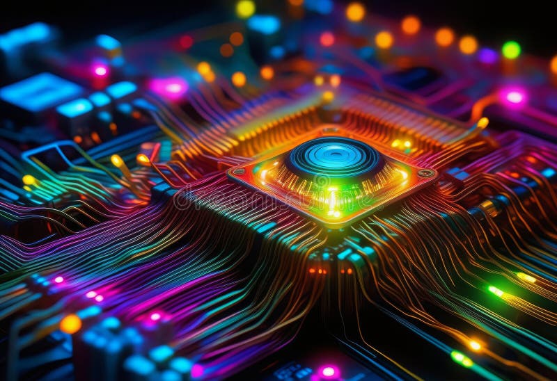 Exploring the Mesmerizing Macro World of a Futuristic Computer Network ...