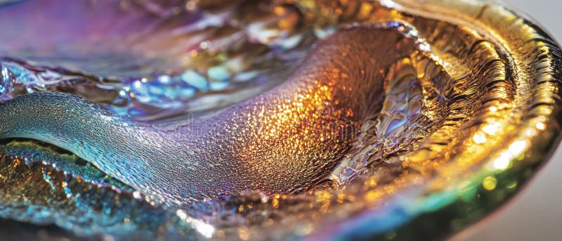 Exploring the Mesmerizing Textures and Colors of Dichroic Glass ...