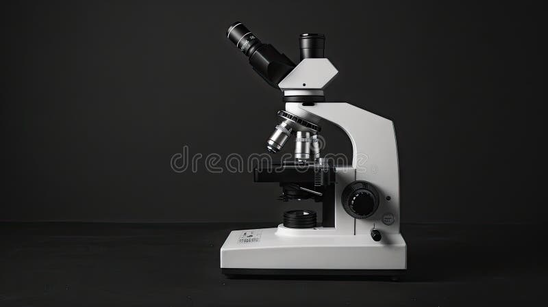 Exploring the Microcosm: a Monochrome Glimpse through the Lens Stock ...