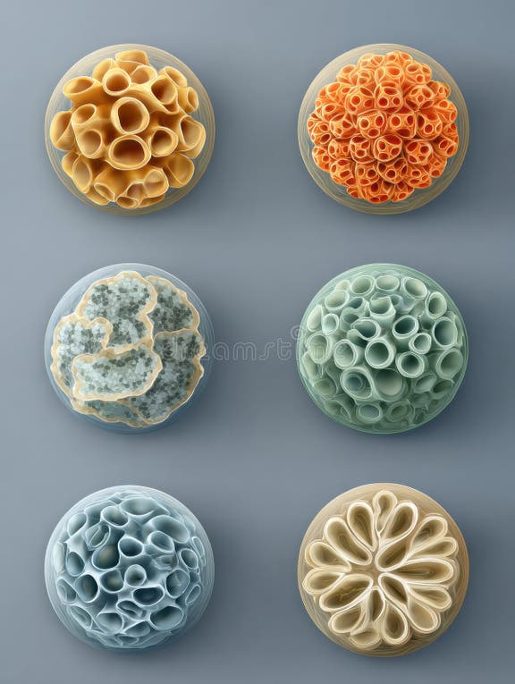 Exploring Microscopic Structures of Bacteria and Algae in Vibrant ...