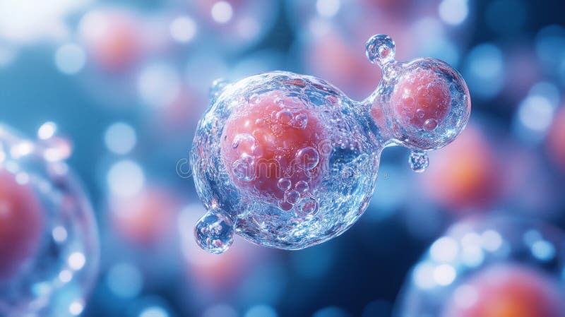 Exploring Microscopic Structures of Cellular Life Forms Stock Photo ...