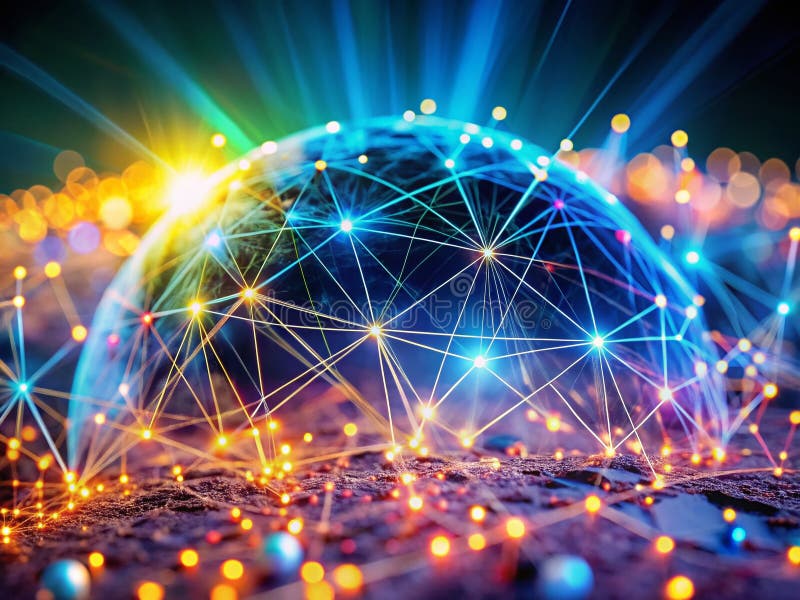 Exploring the Microscopic Universe a TiltShift Miniature Depicting ...