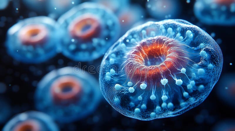 Exploring the Microscopic World of Cellular Organisms and Life Stock ...