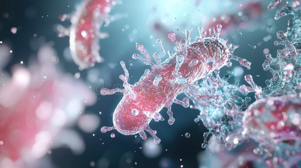 Exploring the Microscopic Worlds of Bacteria and Pathogens Against a ...