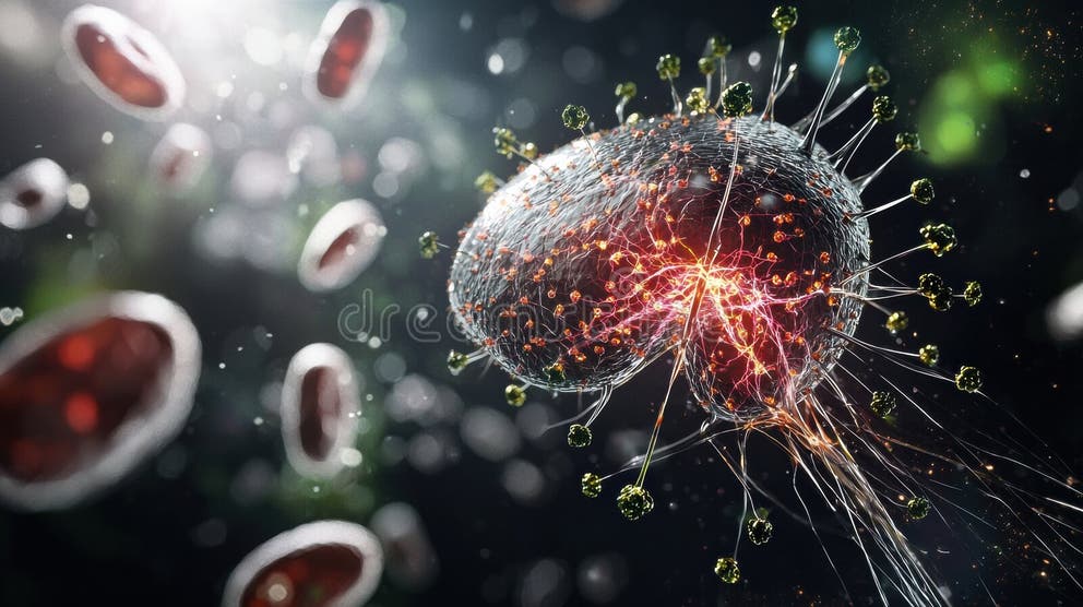 Exploring the Microscopic Worlds of Red and White Blood Cells Under ...