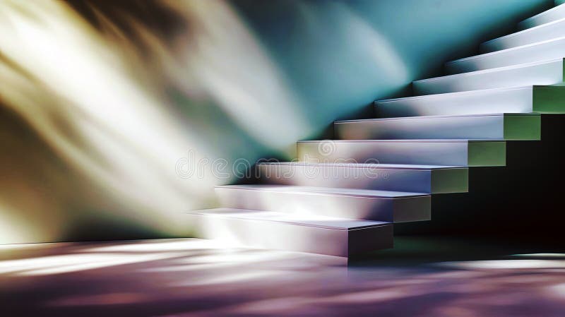 Exploring Minimalist Elegance with Ascending Stairs and a Dynamic ...