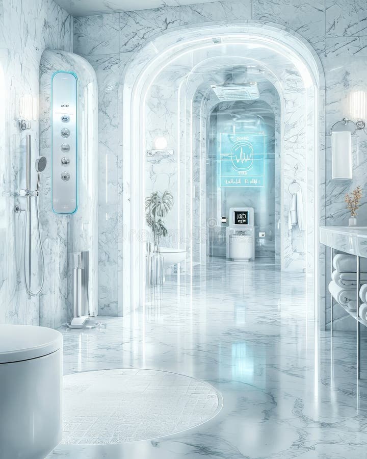 Exploring Modern Bathrooms with Luxurious Marble Floors and State-of ...