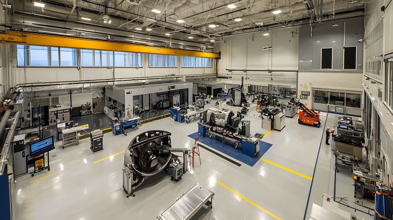 Exploring a Modern Industrial Facility Showcasing Advanced Machinery ...