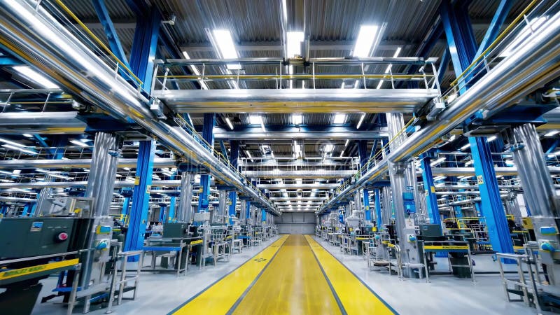 Exploring a Modern Manufacturing Facility with Advanced Technology and ...