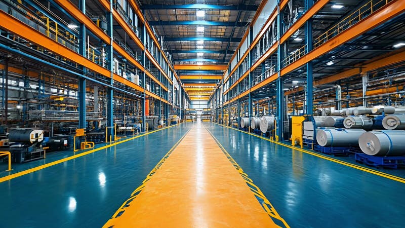 Exploring a Modern Manufacturing Facility with Cutting-edge Machinery ...