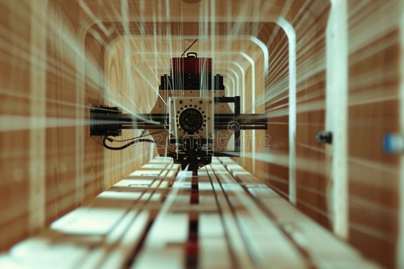 Exploring a Modern Manufacturing Setup with Advanced Machinery Stock ...