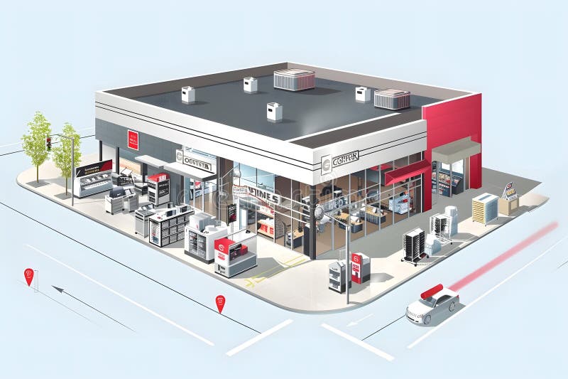 Exploring a Modern Retail Store Design, a Detailed Look at the Building ...