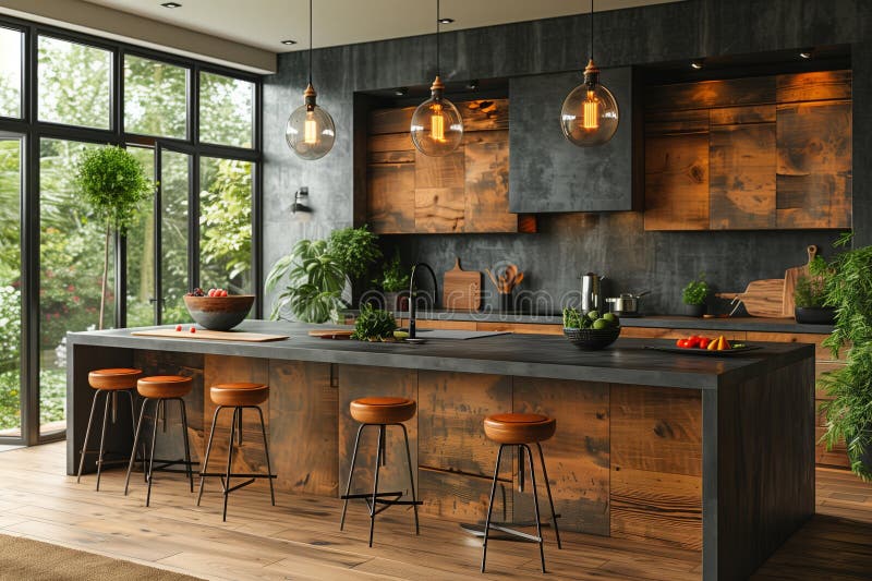 Exploring Modern Rustic Kitchen Design that Incorporates Natural ...