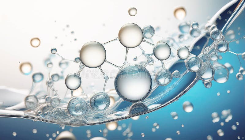 Exploring Molecular Composition Cosmetic Liquid Ingredients Skincare ...