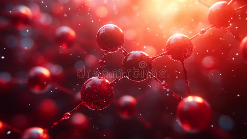 Exploring Molecular Structures and Bonds in Scientific Research Stock ...