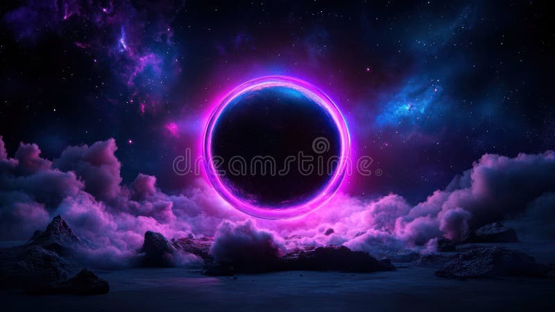 Exploring the Mysteries of the Universe: a Sphere in Space Stock ...