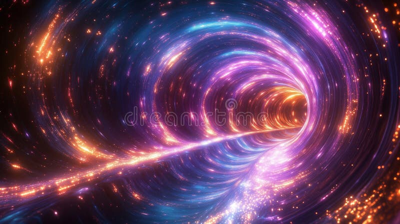 Exploring the Mystical Colors of Cosmic Vortex and Energy Flow Stock ...
