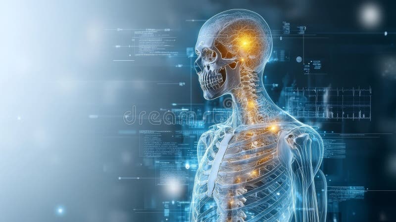 Exploring the Mystique of a Glowing Skeletal Figure in an X-Ray ...