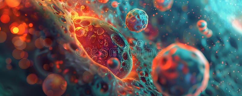 Exploring Nano-Cells. stock photo. Image of science - 324516836