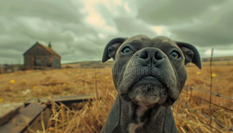 Exploring Nature through the Eyes of a Curious Dog in a Rustic ...