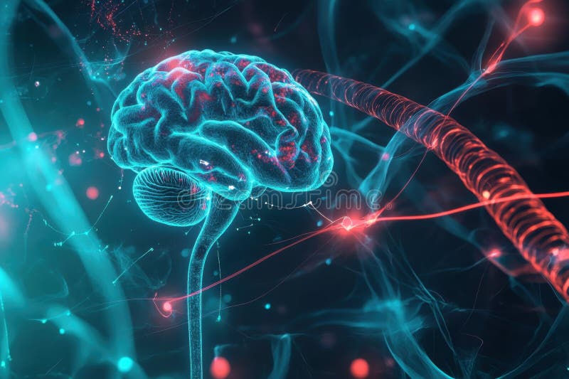 Exploring Neural Connections with Vibrant Brain Imagery in a Digital ...