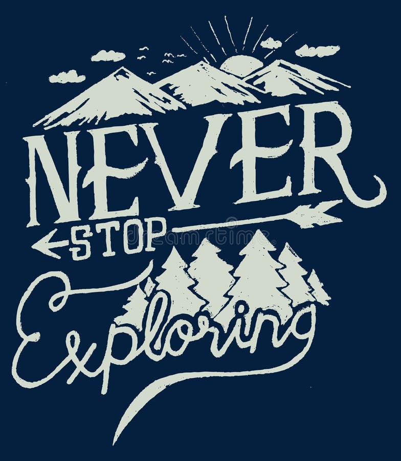 Never Stop Exploring Logo