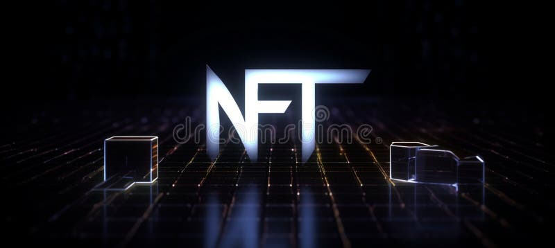 Exploring NFTs - Non Fungible Tokens and Unique Digital Art. Stock ... Exploring NFTs - Non Fungible Tokens and Unique Digital Art. Stock ...