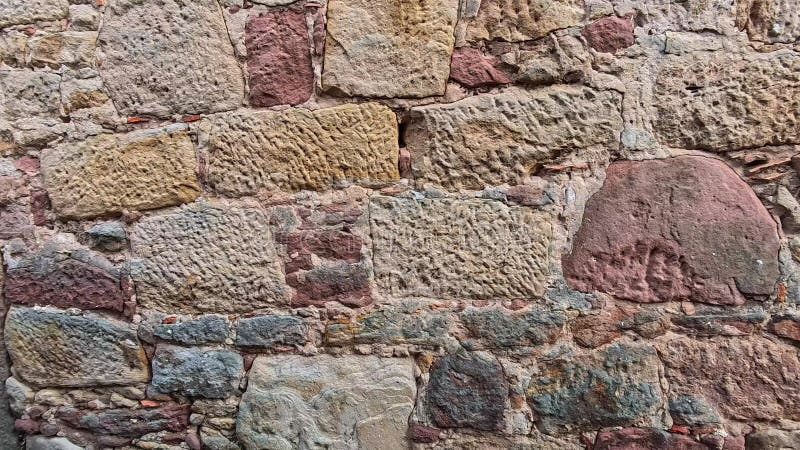 Exploring Patterns of an Ancient Stone Wall in History Stock Video ...