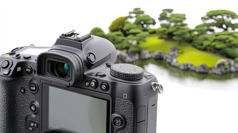 Exploring Photography Techniques with a Camera Overlooking a Scenic ...